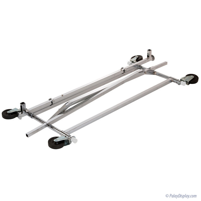 Garment Rack - 1" Square Tube Salesman Rack :: Rolling Rack :: Racks ...