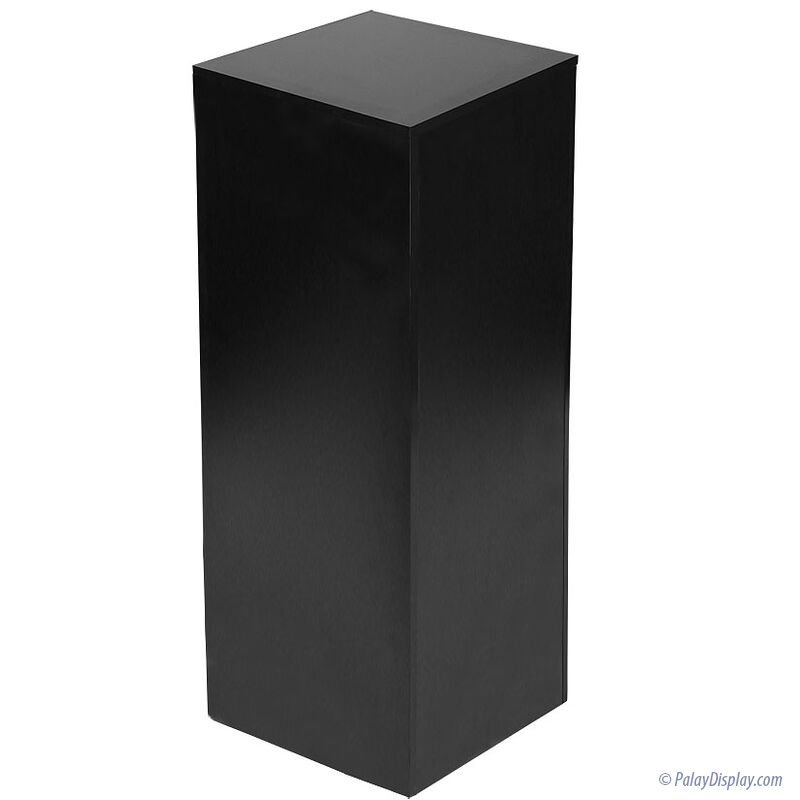 Set of 4 Black Wood Pedestals - Display Pedestal Set - Display ...