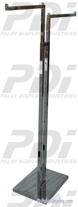 Two Way Rack with 2 Square Straight Arms :: Palay Display