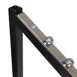 Matte Black 1 Way Clothing Rack - Black One Way Clothing Racks - Black ...