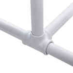 Adjustable Height Rolling Pipe Clothing Rack - Adjustable Pipe Clothing ...