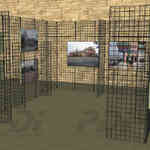 Gridwall Mall Kiosk - Portable Kiosk - Pop Up Store - Kiosk