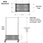 Rolling Rack - Fitting Room Rack with Basket :: Rolling Rack :: Racks ...
