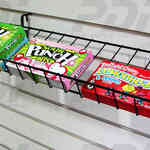 Slatwall Slanted Display Shelf - Slatwall Candy Display Shelf ...