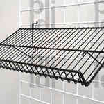Universal Slanted Display Shelf with Lip - Gridwall Slanted Display ...