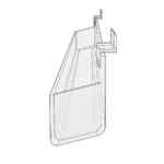 Slatwall J-Rack - Acrylic Slatwall J-Rack - Slatwall J Rack