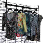 Straight Gridwall Hangrail 48"L Black - Straight Grid Hangrail ...