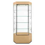 Stretched Hexagonal Tower Display Case - Display Case - Tower Display ...