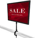 Matte Black Universal Clamp without Stem - Matte Black Signholders ...