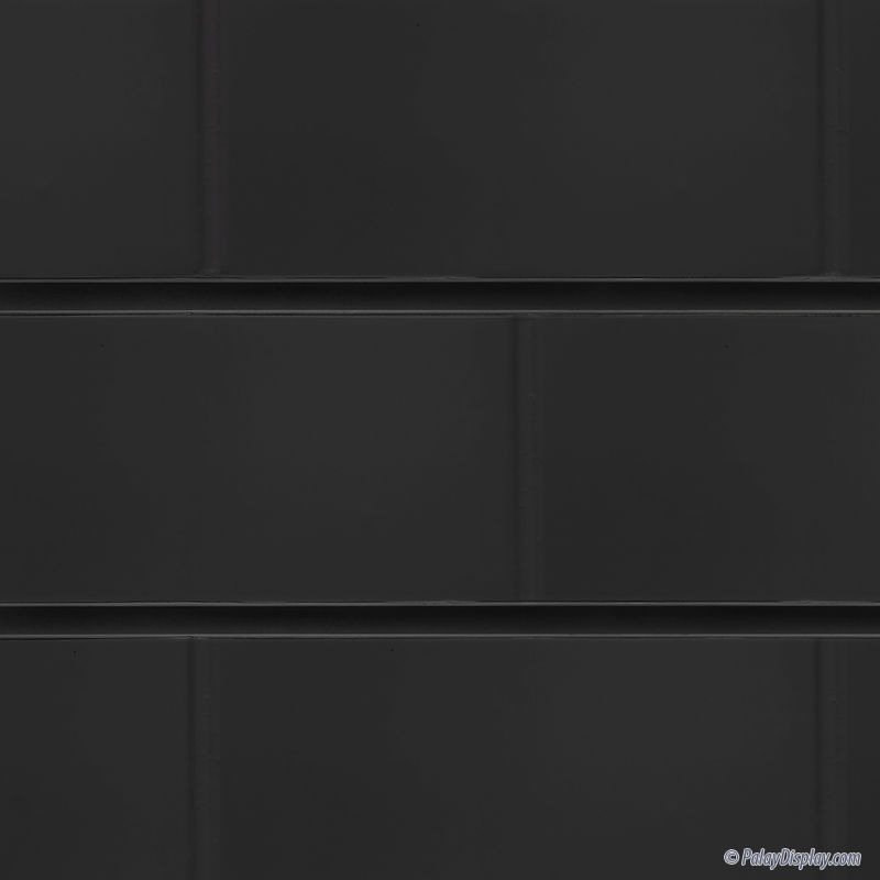 Black Subway Tile Slatwall Panel with Black Grout - Black Subway Tile ...