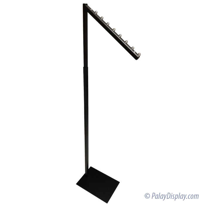 Matte Black 1 Way Clothing Rack - Black One Way Clothing Racks - Black ...