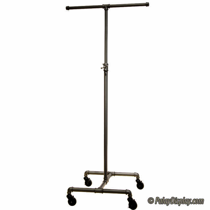 2 Way Pipe Clothing Rack - Retail Pipe Fixtures - Pipe Clothing Rack ...