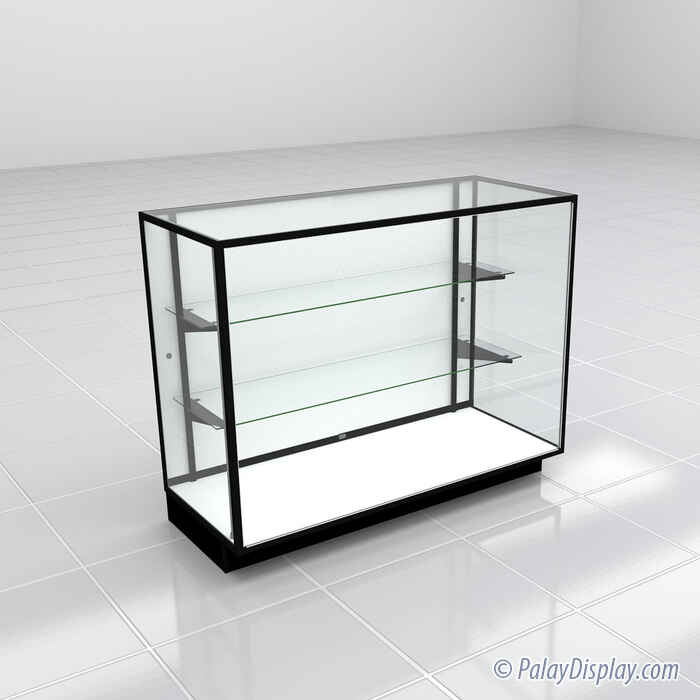 Black Extra Vision Display Case 48" - Knockdown Extra Vision Cases ...