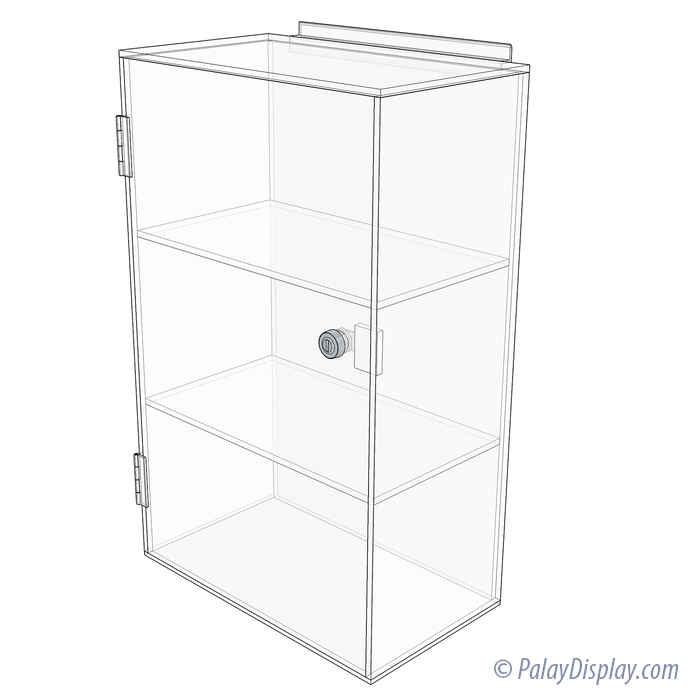 Slatwall Display Cases - Acrylic Display Cases - Showcases - Acrylic ...