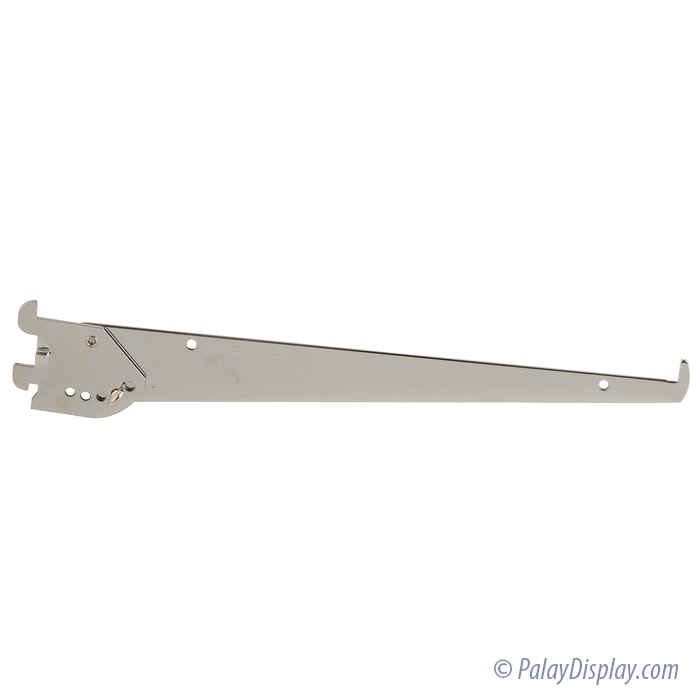 Adjustable Bracket 12" - Wall Standard - 12 inch Adjustable Shelf Bracket