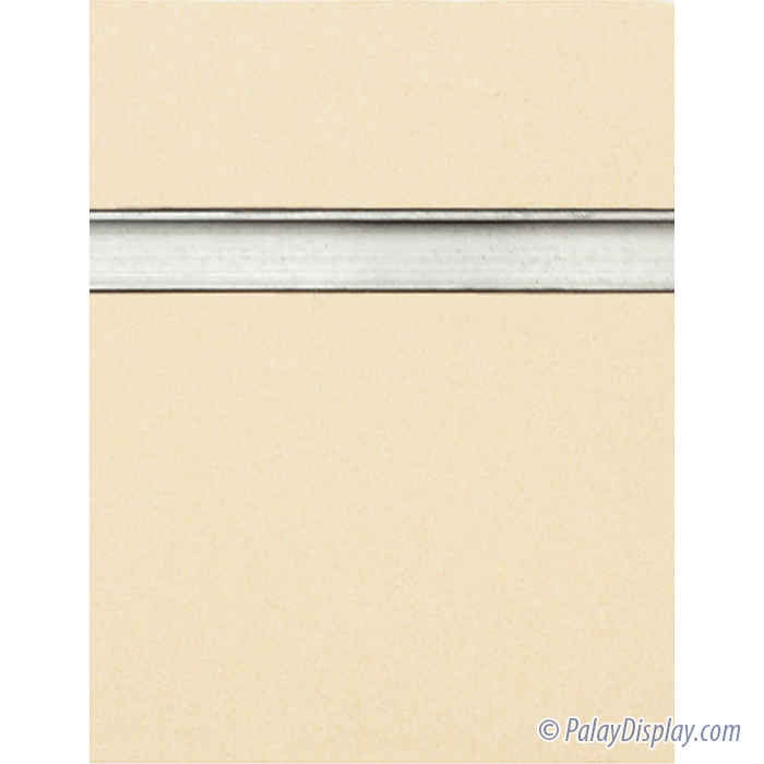 Almond Slatwall Panel with Aluminum Inserts - Almond Slatwall Panels ...