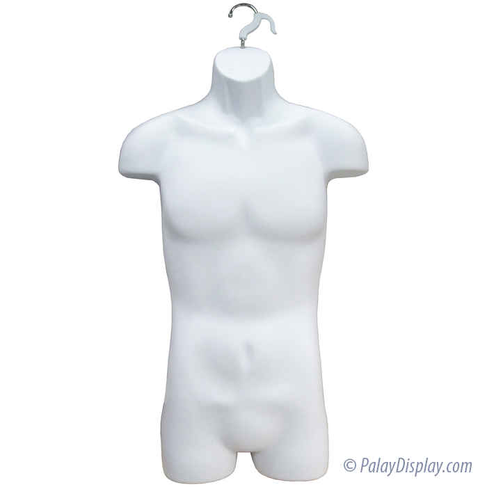 Men's Torso Form - Clothing Form - Clothing Forms - Hanging Form ...