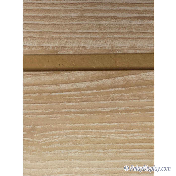Ash Barnwood Slatwall Panel Horizontal :: Slatwall Panels - Melamine Woodgrain :: Slatwall ...