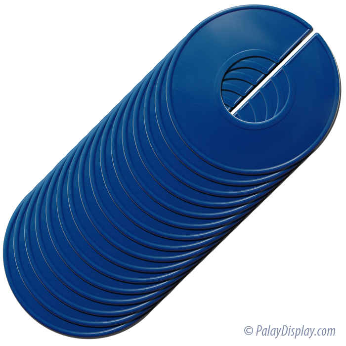 Blank Round Size Dividers Blue 20 Piece Pack - Size Dividers - Size Divider