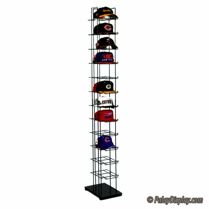 Cap Rack - Baseball Cap Tower :: Cap Rack :: Racks :: Palay Display