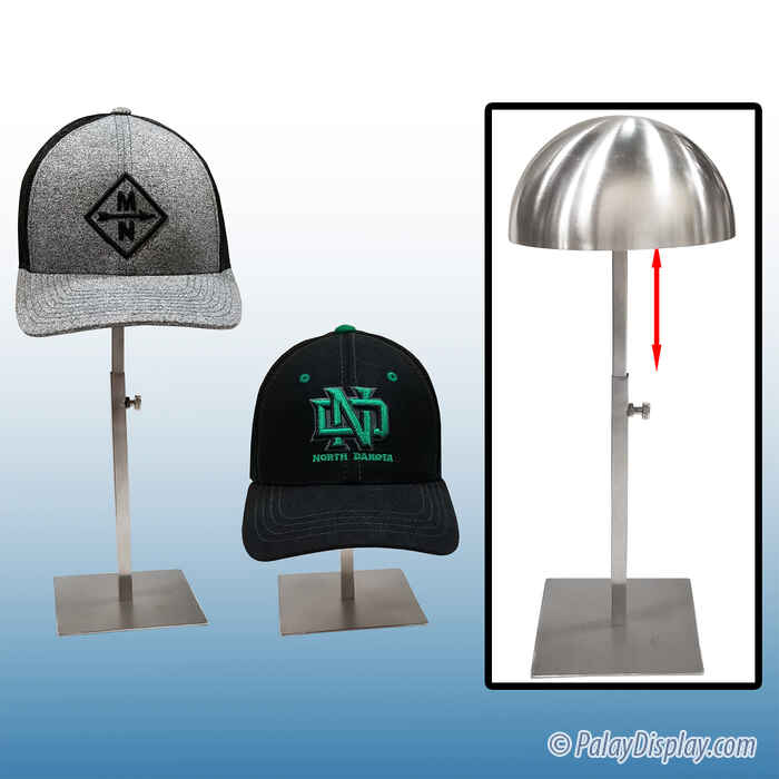 Countertop Cap Display - Countertop Hat Displayer - Countertop Helmet ...