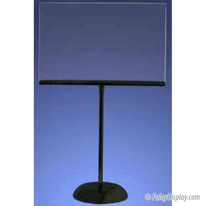 Black Countertop Sign Holders - Plexi Sign holders - Countertop Sign ...
