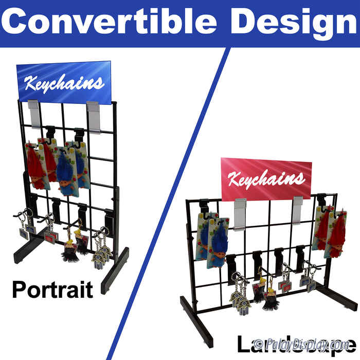 Countertop Gridwall Display Panel Black - Countertop Gridwall Panel ...