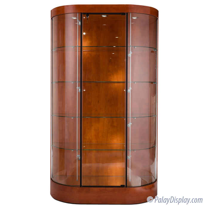 Curved Wall Display Case - Display Case - Wall Display Case - Showcase ...