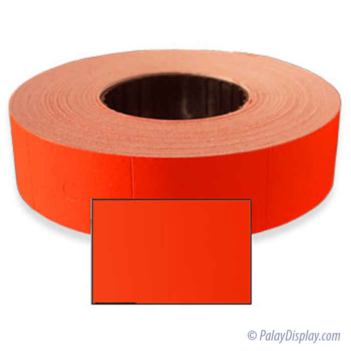 Fluorescent Red Labels - Labels - Pricing Labels