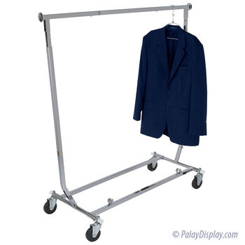 Garment Rack - 1" Square Tube Salesman Rack :: Rolling Rack :: Racks ...