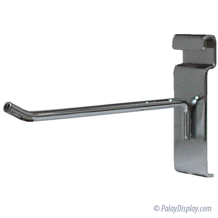 6" L Chrome Gridwall Hooks - Gridwall Hooks Grid Hooks - Gridwall Hook - Grid Wall Hooks