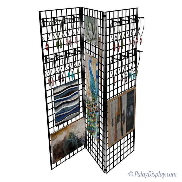 Grid Merchandiser - Z - Gridwall Floor Display - Grid Floor Display ...