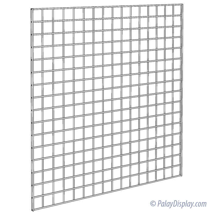Gridwall Panel 4' x 4' White :: Gridwall Panels :: Gridwall & Slatgrid ...