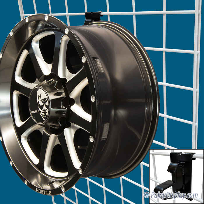 Gridwall Wheel & Gridwall Rim Holder - Gridwall Wheel Display ...
