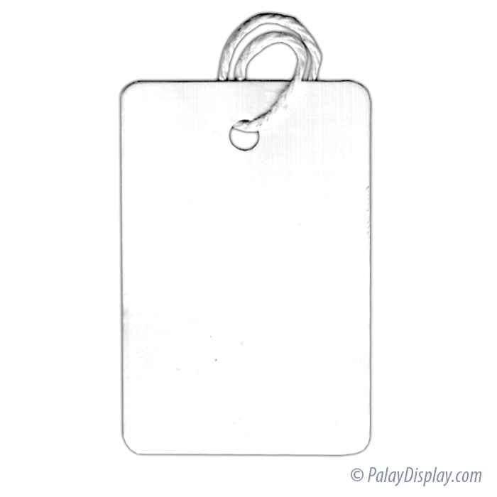 Large Strung Merchandise Tags - Merchandise Tags - Strung Merchandise Tags