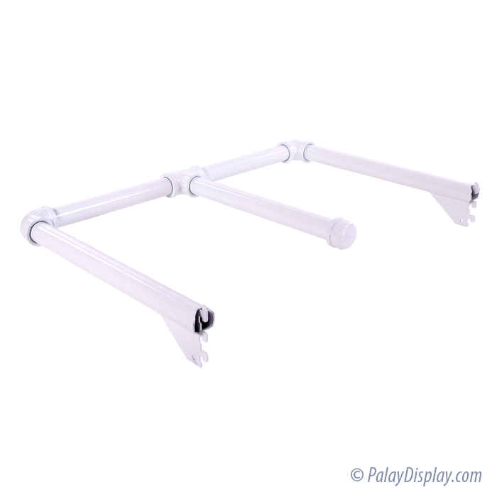 Urban Pipe Hangbar With Faceout - Pipe Clothing Racks - Pipe Clothing Rack