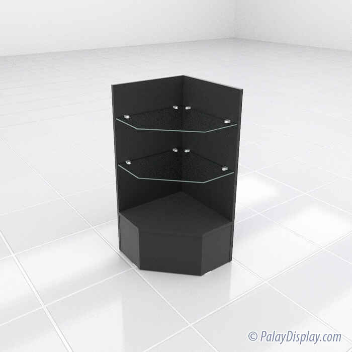 Black Premium Penta Corner Filler - Minneapolis Display Cases ...