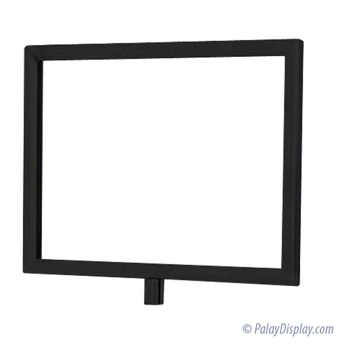 Black Sign Holders - Metal Frame Sign Holders - Mitered Corner Metal ...