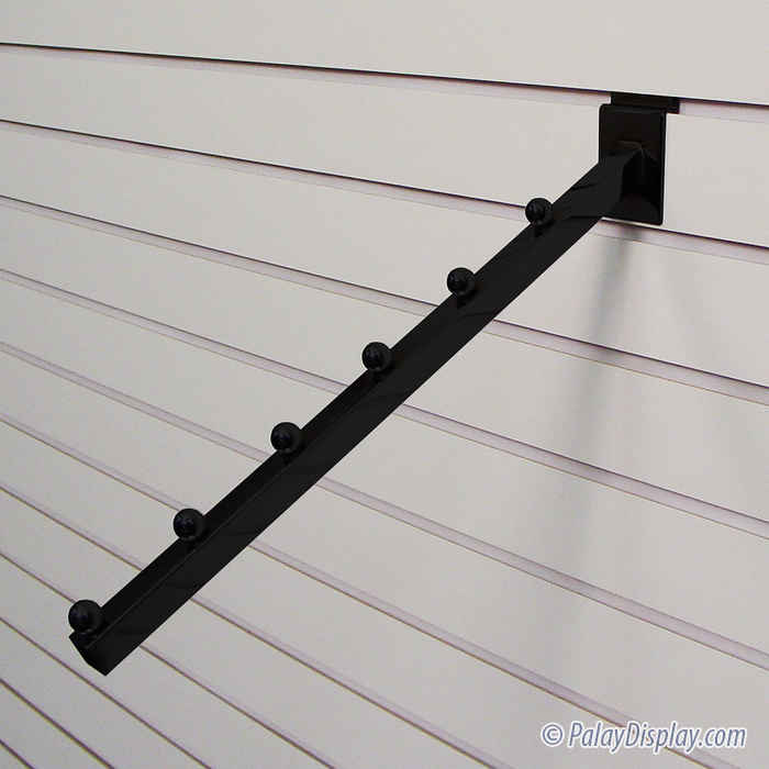 Black Square Tube Slatwall Waterfall - Black Slatwall Waterfalls ...