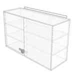 Rectangular Acrylic Slatwall Display Cases - Slatwall Display Cases ...