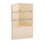 Display Case Corner Filler with Shelves :: Economy Version Showcases ...