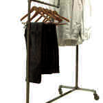 Double Tier Pipe Clothing Rack - Retail Pipe Fixtures - Pipe Clothing ...