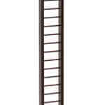 Mini Ladder Post Matte Black :: Summit Display Collection :: Store ...