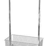Rolling Rack - Fitting Room Rack with Basket :: Rolling Rack :: Racks ...