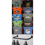 U Shaped Black Gridwall Hangrail - Gridwall hangrail - Gridwall T-Shirt ...