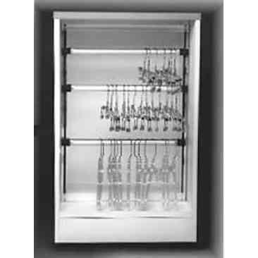 Multi-Width Mobile Hanger Rack with 2in Casters - Mobile Hanger Storage ...