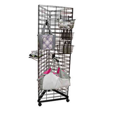 Slatgrid Floor Displays - Slatgrid Floor Display - Slat Grid Floor Displays