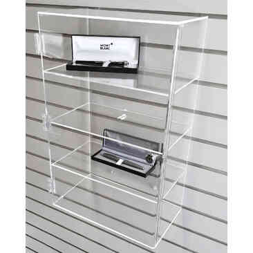 Slatwall Display Cases - Slatwall Showcases
