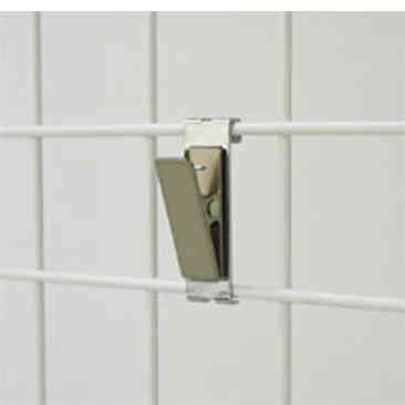 Deluxe Hang-All Metal Slatwall Clips :: Slatwall Specialty Displays ...
