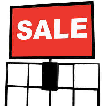 Gridwall Panel Sign Topper :: Slatwall & Gridwall :: Sign Holders ...